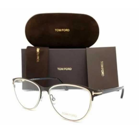 Tom Ford | Accessories | Sale Tom Ford Ft542 049 Dark Brown Gold Demo ...